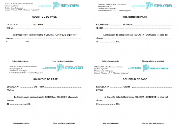 Solicitud De Pase Pdf - vrogue.co