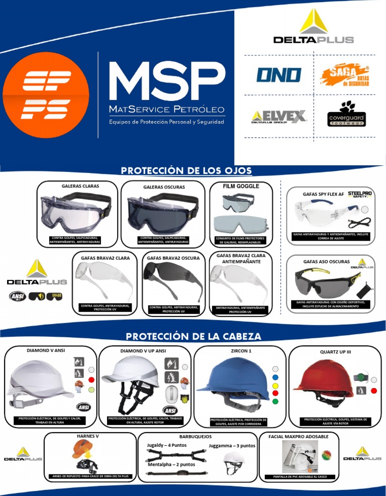 Brochure EPPS | Descargar gratis PDF | Materiales | Equipo de protección personal