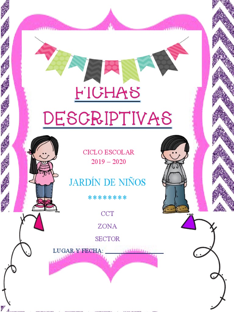 Portadas para Fichas Descriptivas Primaria | PDF | Aprendizaje ...