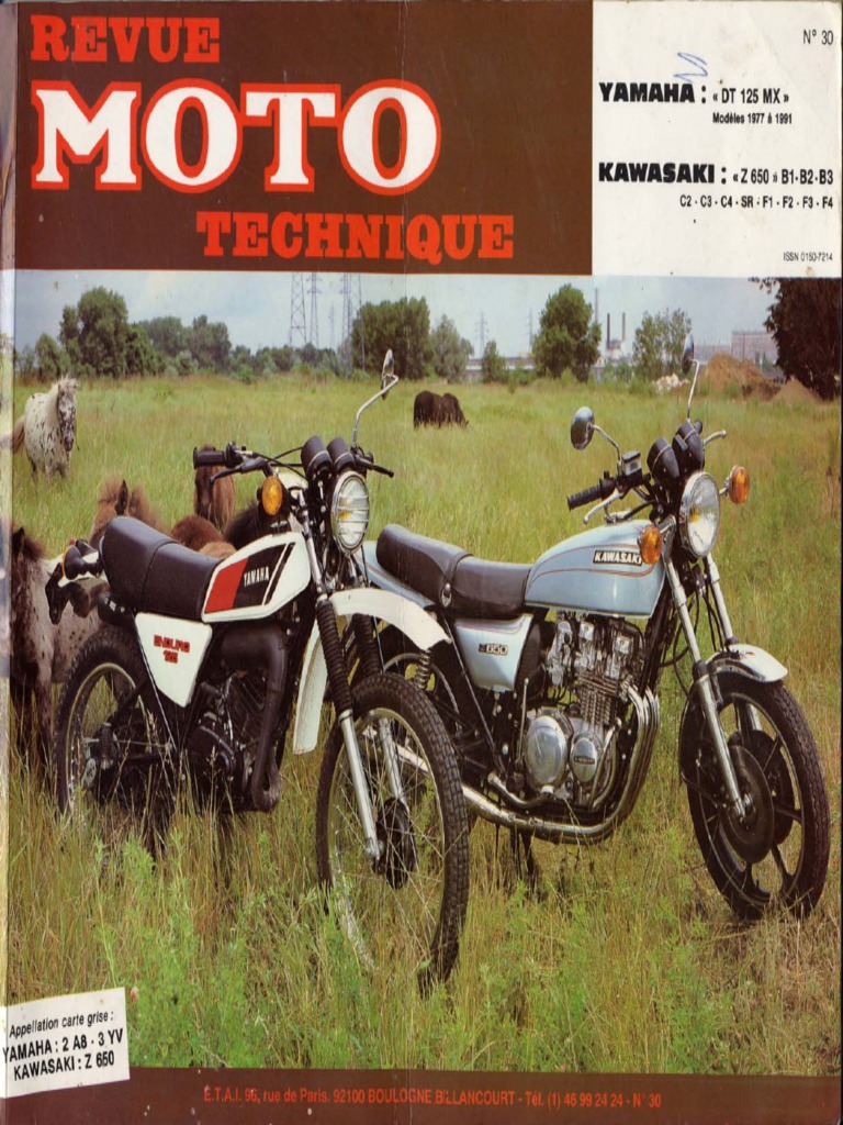 Dtmx 125 Fiche Technique