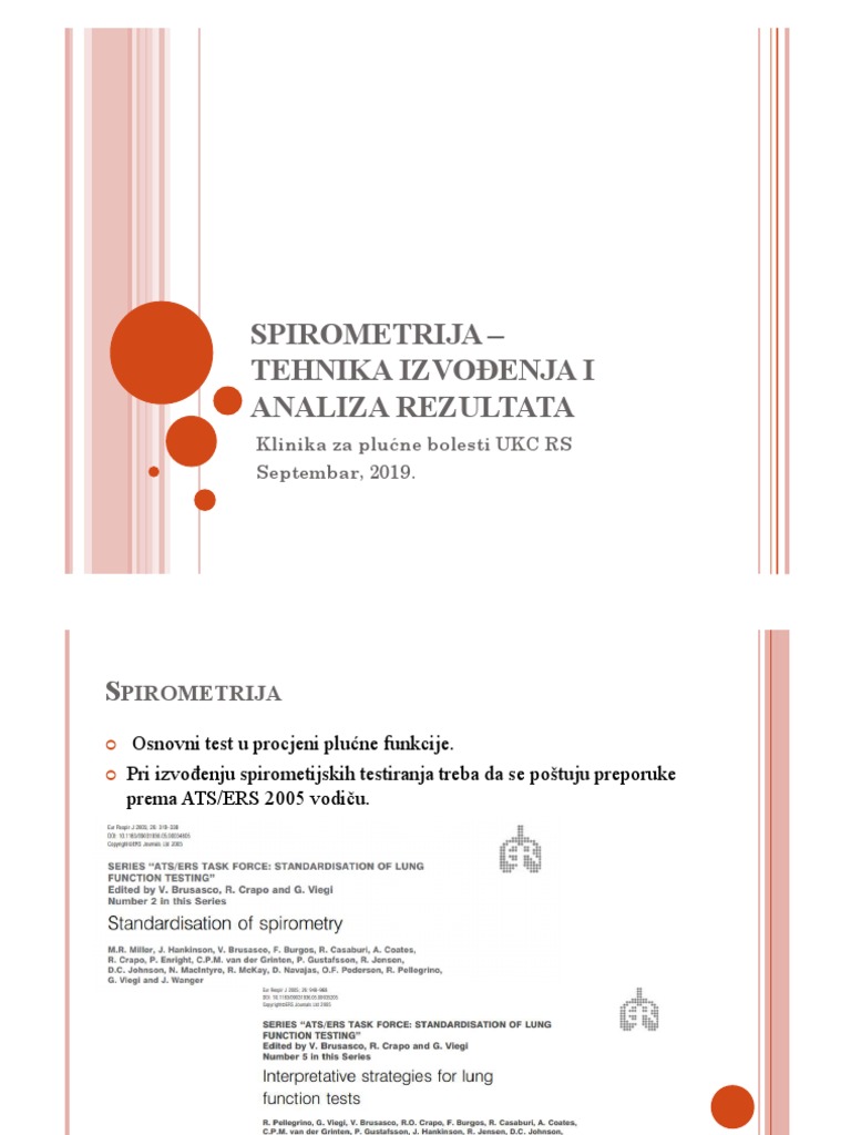 Spirometrija | PDF