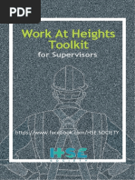 Working at Height Rescue Plan Sample | PDF | Injury | Risk