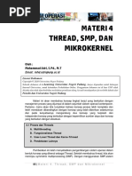 Makalah Thread Dalam Sistem Operasi | PDF