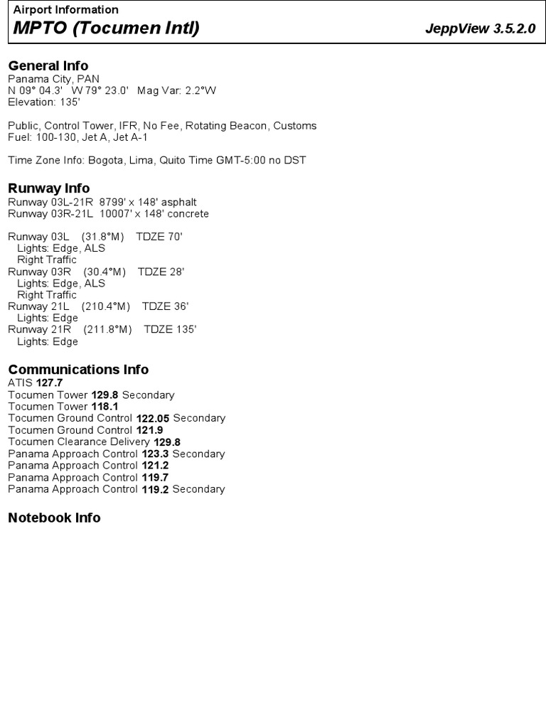 MPTO Charts566662 | PDF | Air Traffic Control | Instrument Flight Rules
