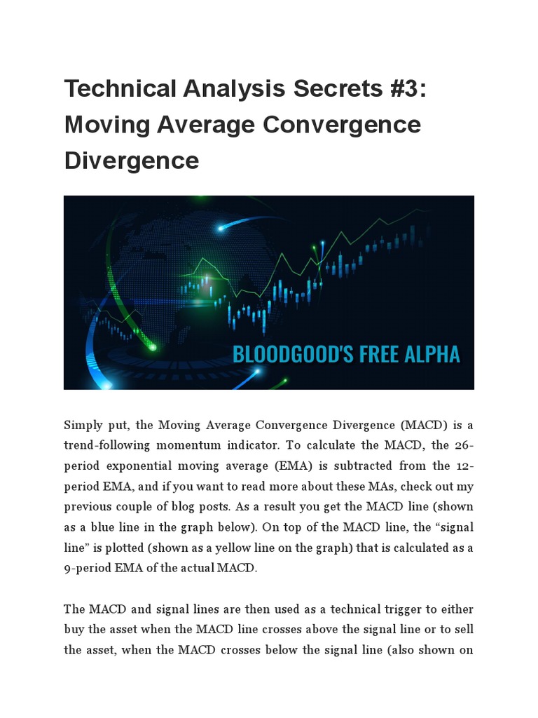 Moving Average Convergence Divergence | PDF | Valuation (Finance ...