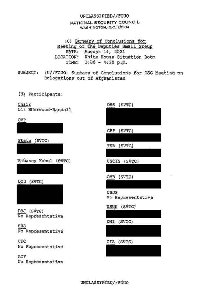Afghanistan Memo | PDF | United States Department Of Defense | United ...