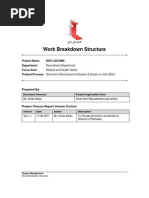 Work Breakdown Structure | Wedding | Bride