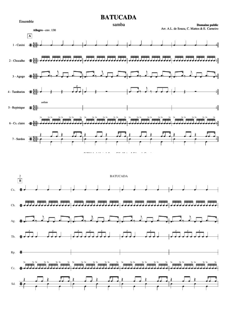 06 Batucada Samba | PDF