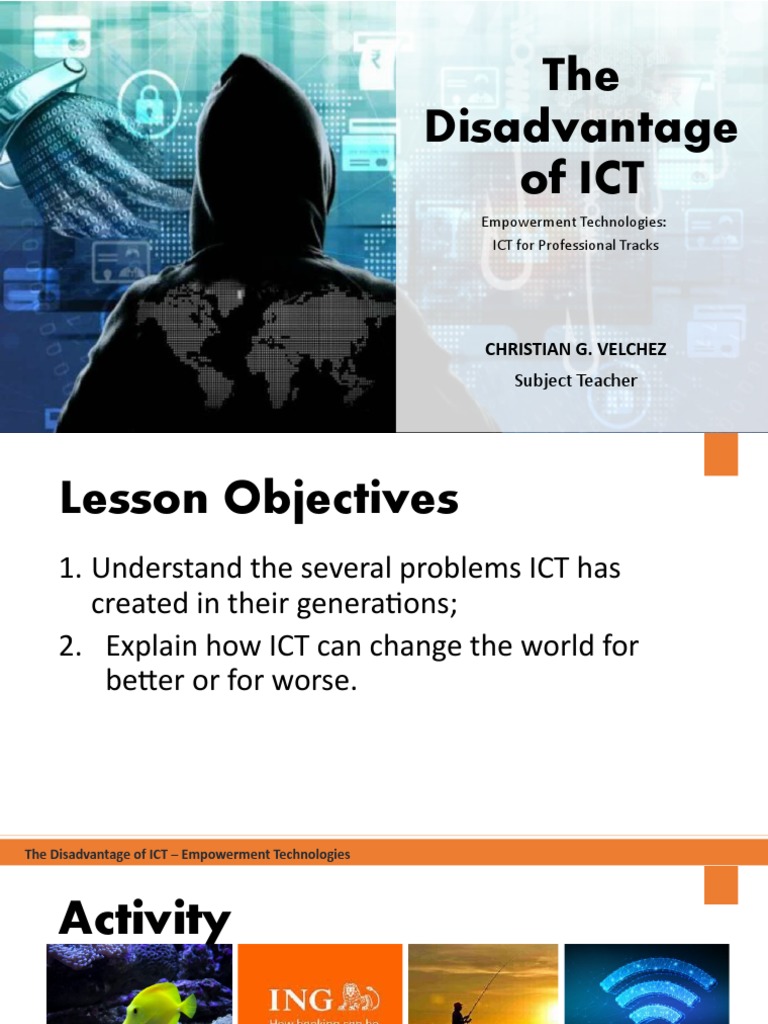 The Disadvantage of ICT | PDF | Cybercrime | Phishing