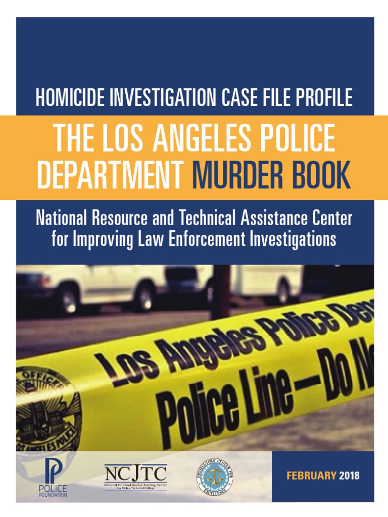 LAPD Homicide Case File Profile | PDF | Crime Scene | Detective