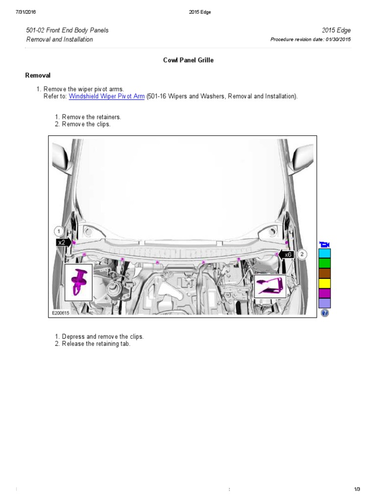 Front End Body Panels | Download Free PDF | Shutter (Photography) | Engines