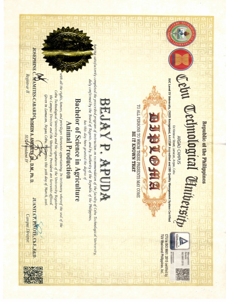 Sample Docs For Application Tor and Diploma | PDF