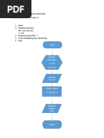 Algoritma Dan Flowchart Untuk Menghitung Luas Dan Keliling Lingkaran | PDF | Metode & Bahan Ajar