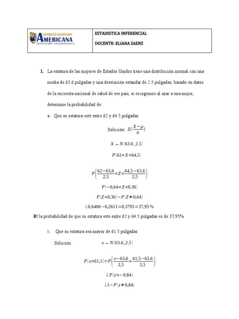 Dis Normal | PDF | Estadísticas | Teoría estadística