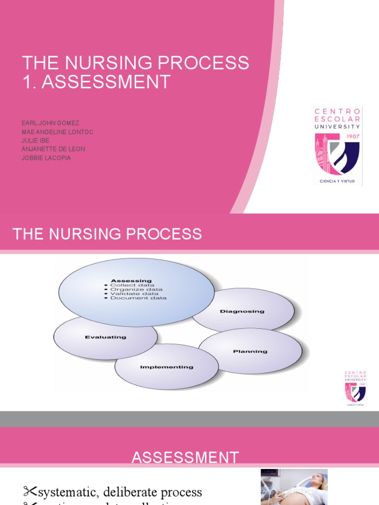 The Nursing Process (Assessment) - 1 | PDF | Physical Examination ...