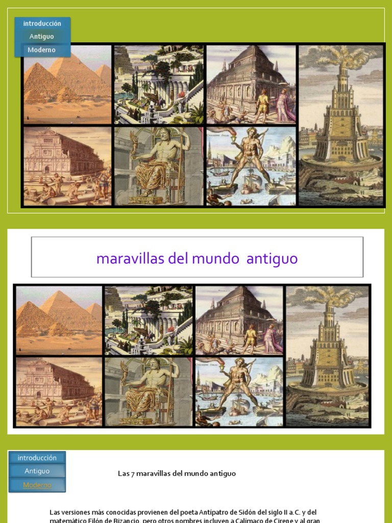 Las 7 Maravillas Del Mundo | PDF