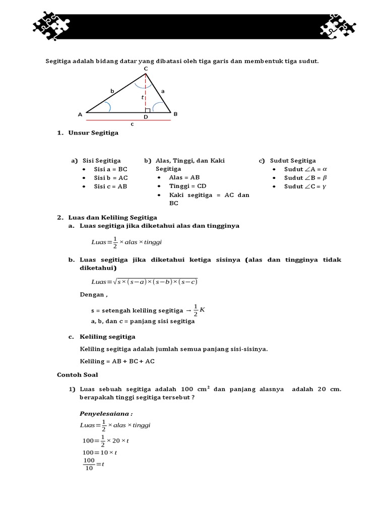 Materi Segitiga | PDF