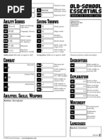 Cairn Character Sheet Fillable | PDF