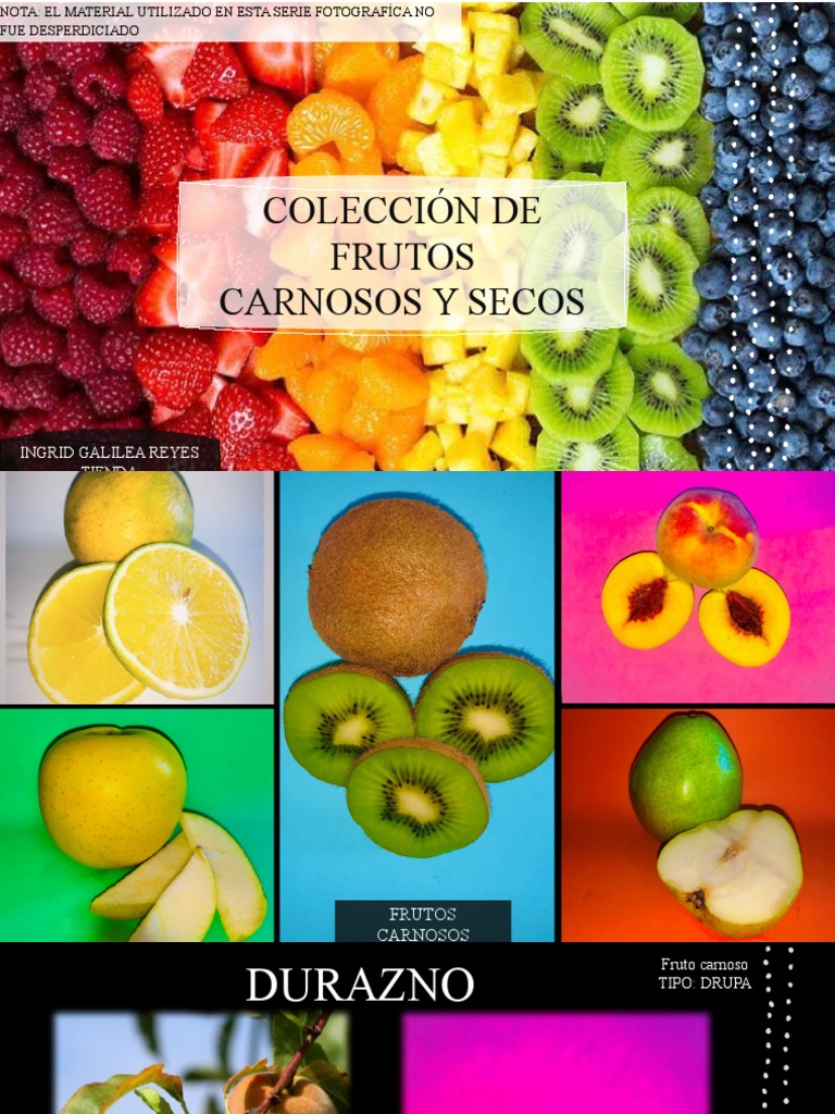 Frutos Carnosos Y Secos