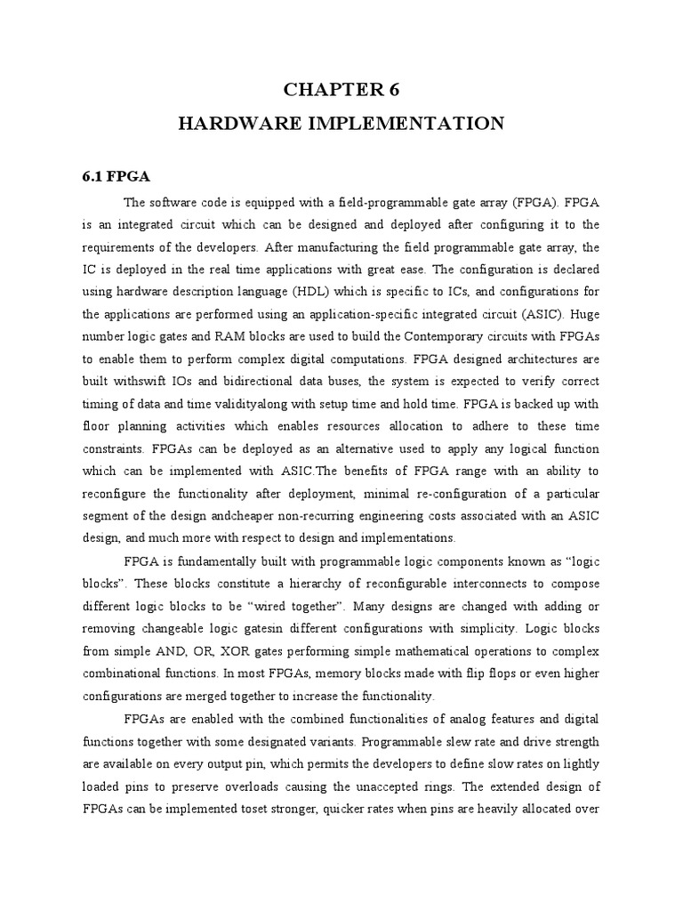 Image Processing Using VHDL | PDF | Field Programmable Gate Array | Embedded System