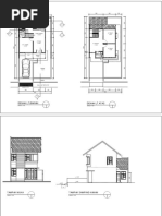 Gambar Kerja Denah Rumah 1 Lantai Type 36 | PDF
