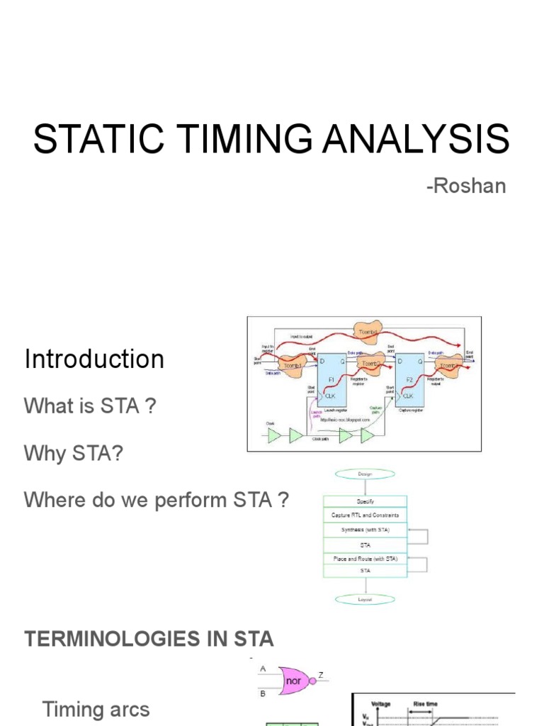 Static Timing Analysis: - Roshan | Download Free PDF | Electronic ...