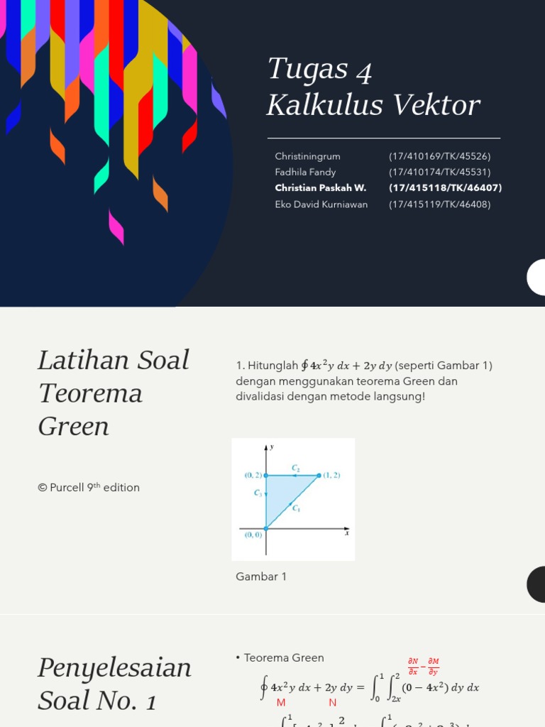 Tugas 4 - Kalkulus Vektor - TFA | PDF | Metode & Bahan Ajar