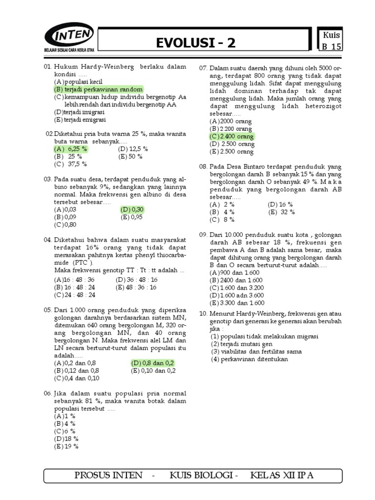 B15 Evolusi-2 2021 | PDF
