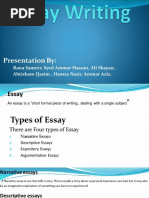 PowerPoint Presentation On Essay Writing | PDF | Essays | Narrative