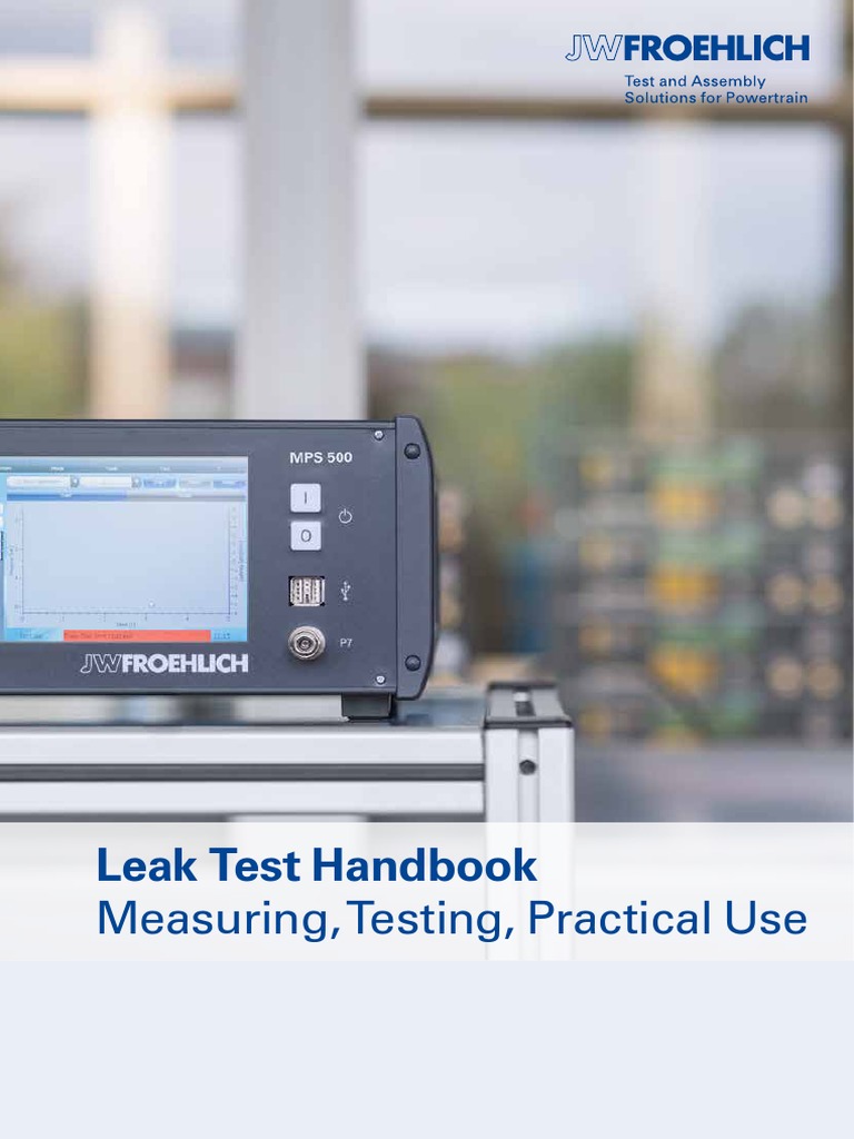 Leak Test Handbook: Measuring, Testing, Practical Use | PDF | Leak ...