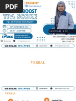 Latihan Soal TPA SIMAK UI Pascasarjana | PDF