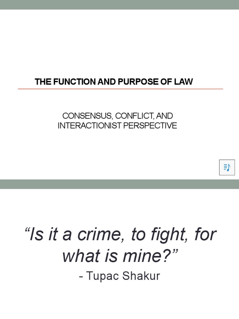 Function and Purpose of The Law | PDF | Politics | Social Science