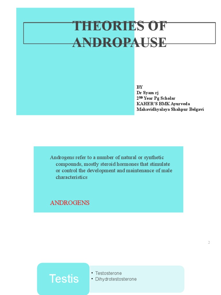 Concepts of Andropause Subject Sem | PDF | Luteinizing Hormone ...