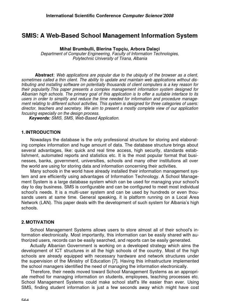 Web-Based School Management System | PDF