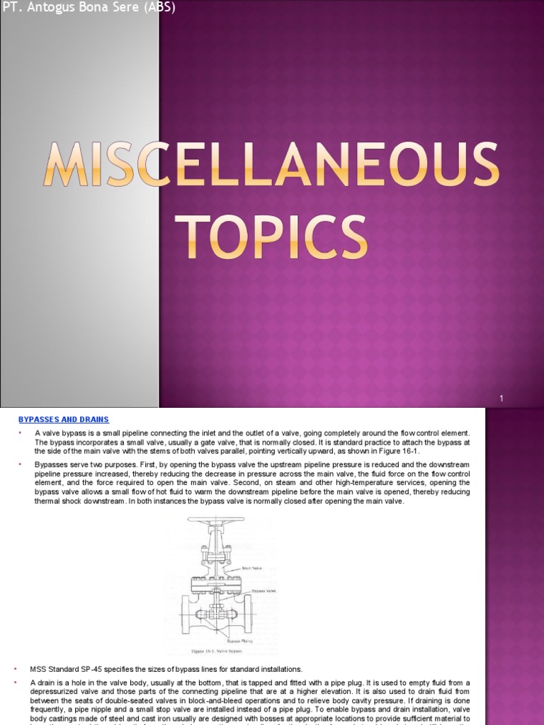 Miscellaneous Topics | PDF | Valve | Heat Treating