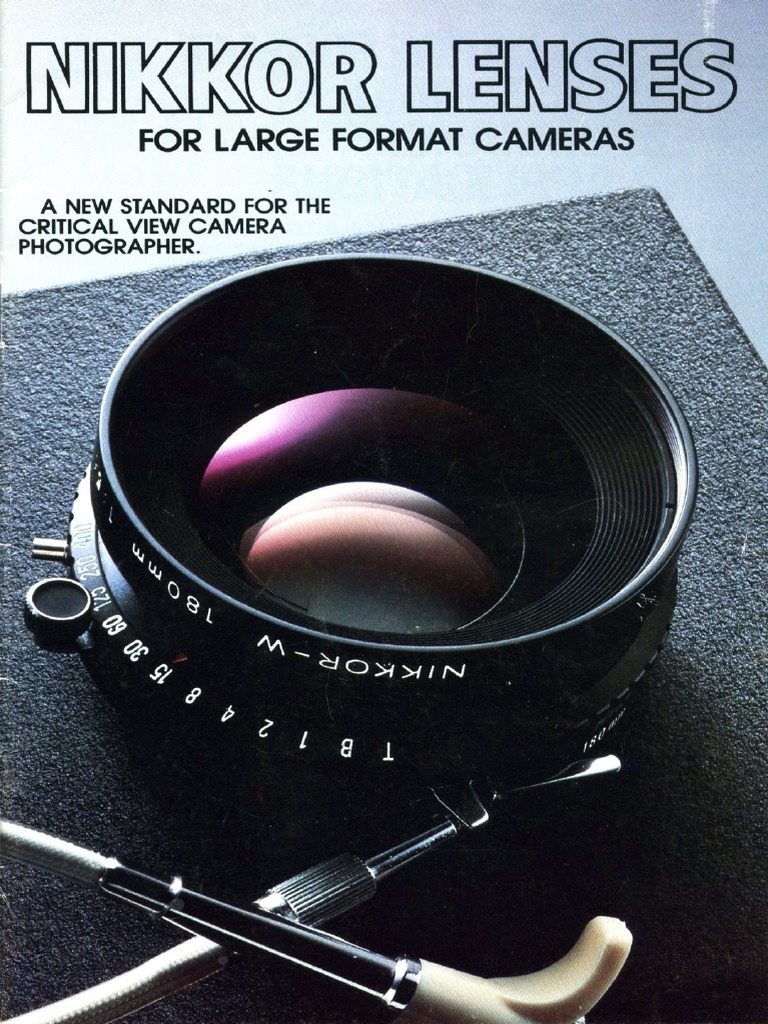Nikkor Lenses For Large Format Cameras | PDF