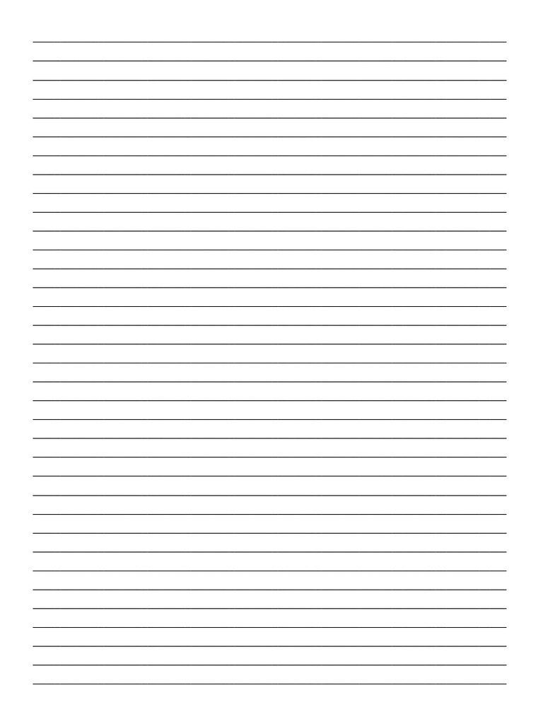 Foaie A4 Liniata | PDF