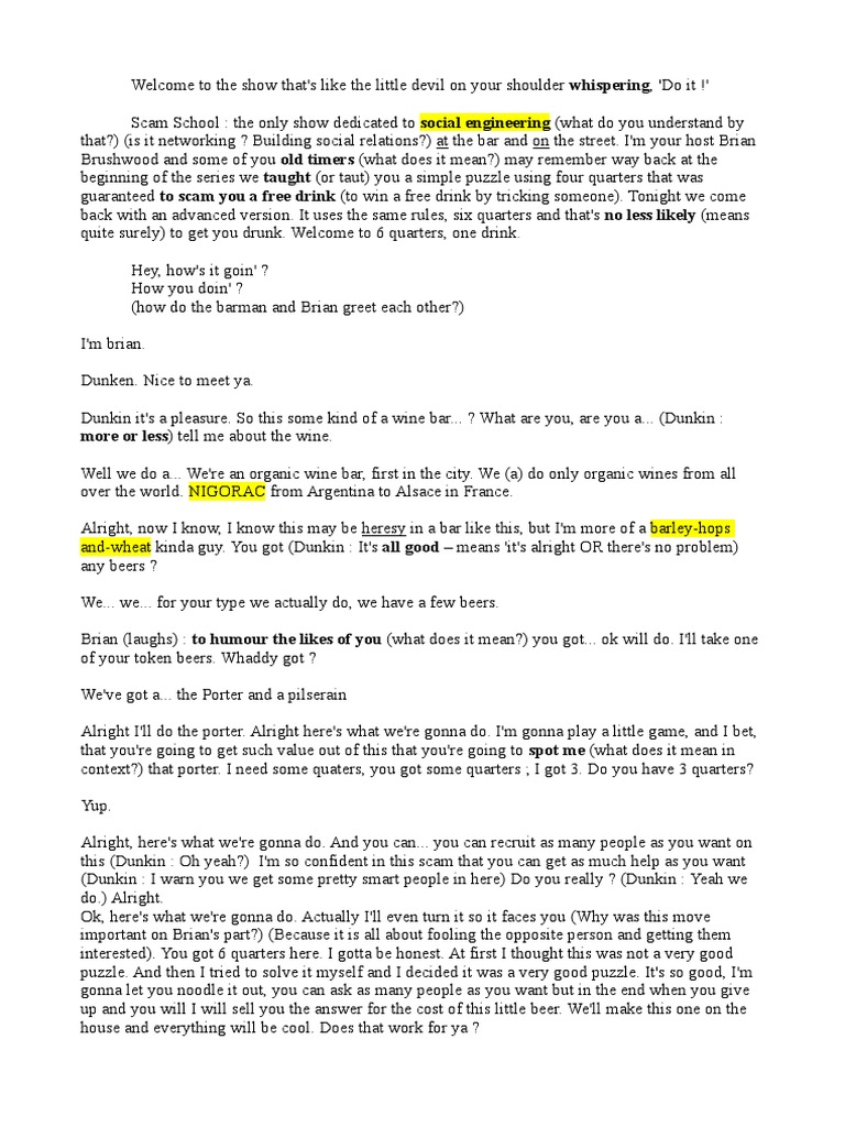 6 Coin Puzzle Script | PDF