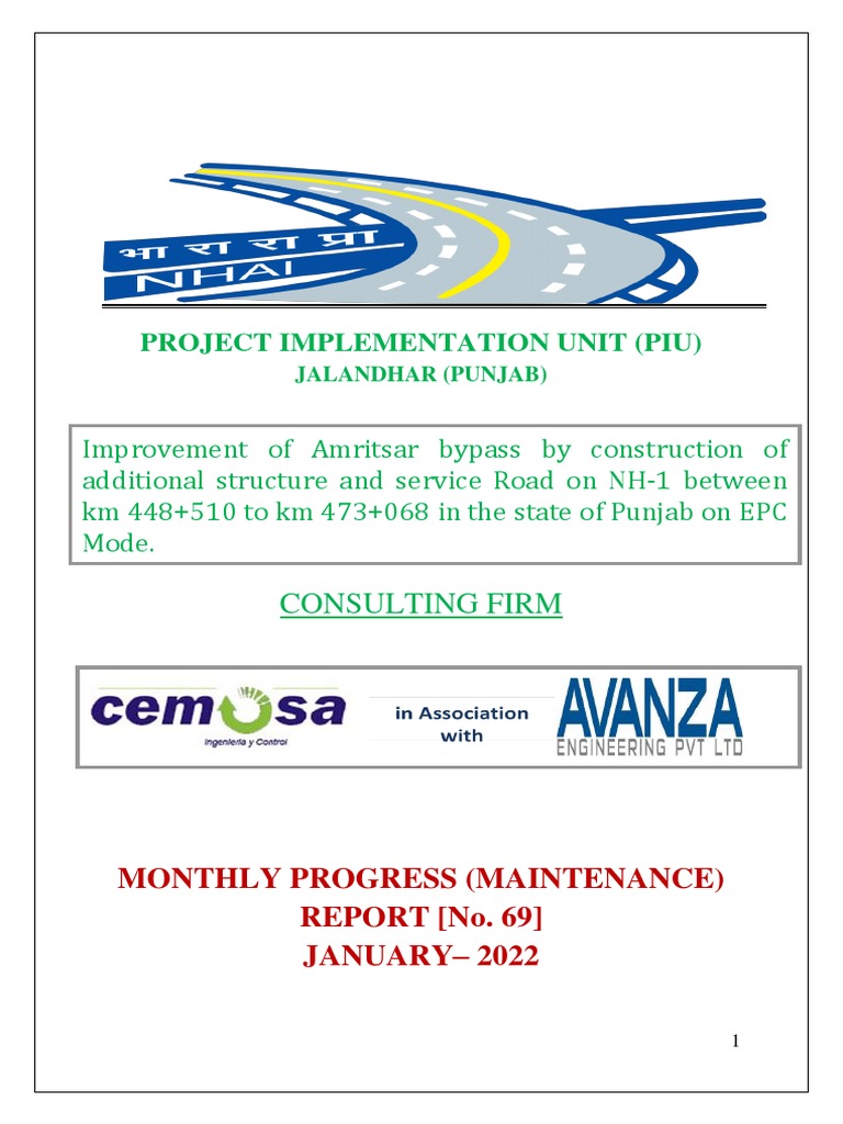 Project Implementation Unit (Piu) : Consulting Firm | PDF | Road | Road ...