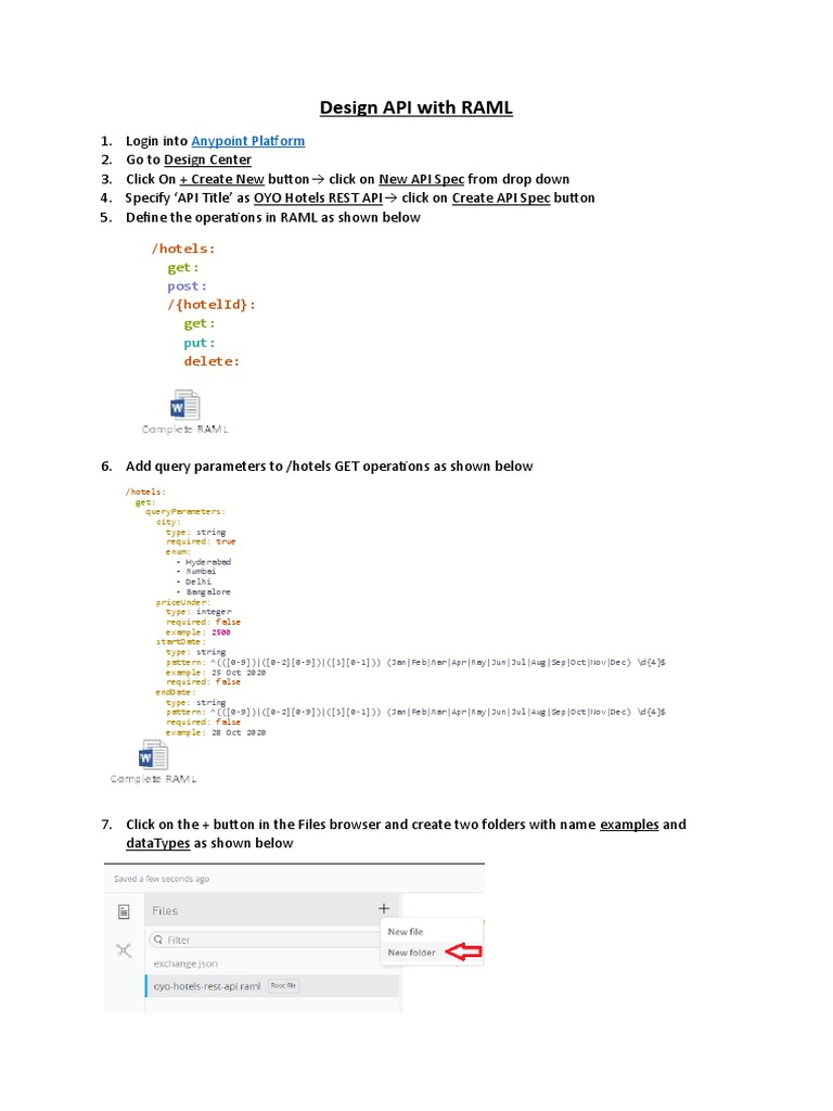 001 Design API With RAML | PDF | Data Type | String (Computer Science)