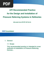 API Standard 520, Part 1: Sizing, Selection, and Installation of ...