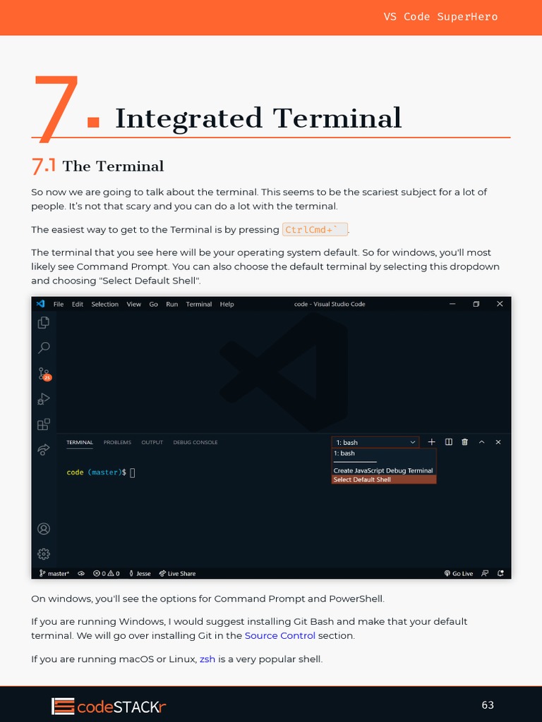 PREVIEW - VS Code SuperHero (Light) | PDF | Directory (Computing) | Command Line Interface
