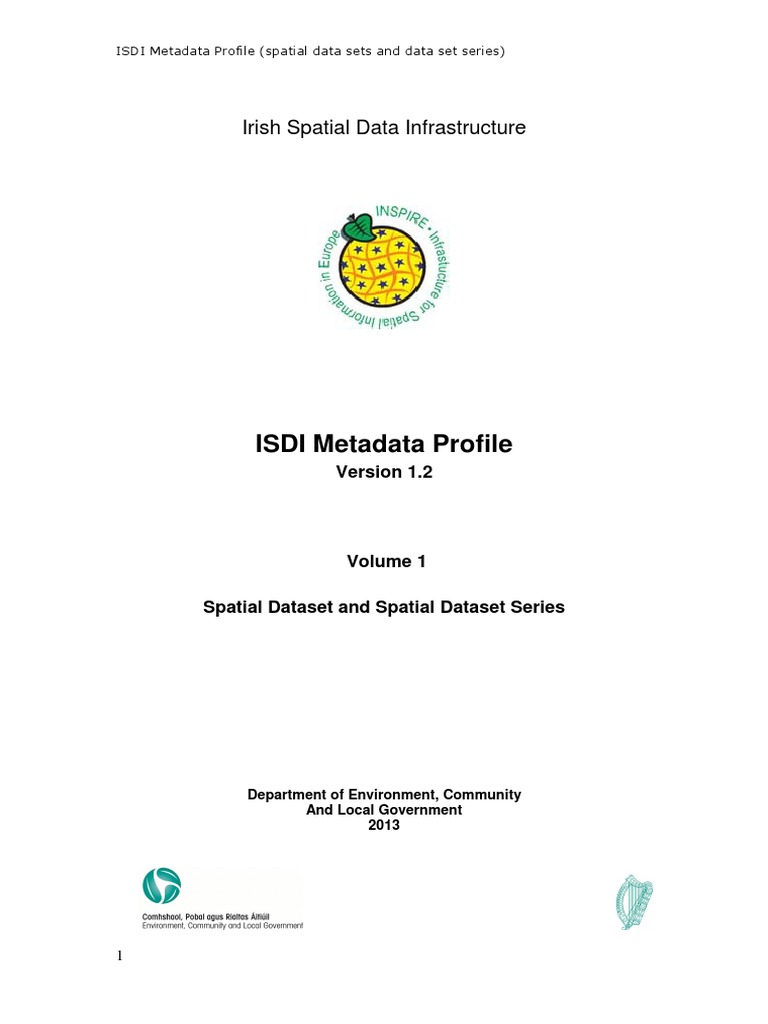 Chapter1 - Spatial Dataset and Dataset Series | PDF | Metadata | Identifier
