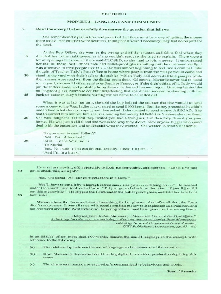 Sample Essays For Module 2 | PDF | Communication | Dialect
