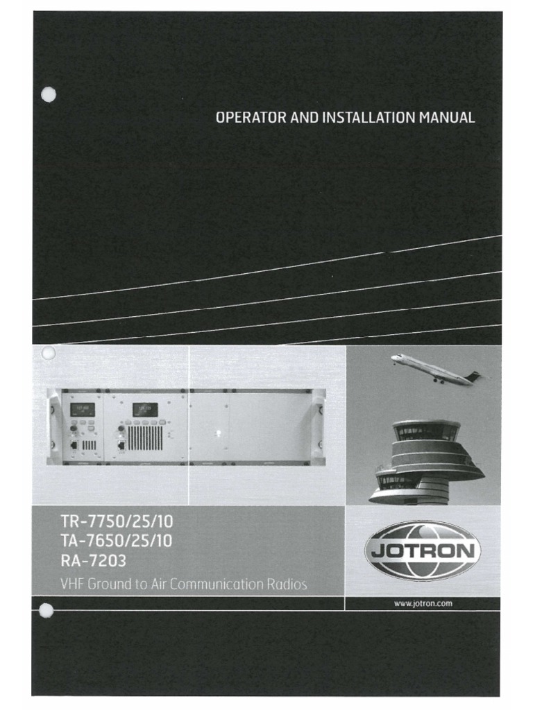 Jotron - Manual | PDF