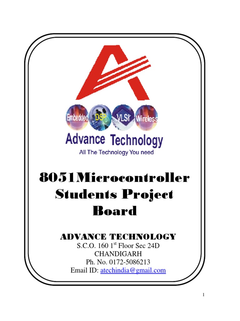 8051 Student Projects | Download Free PDF | Microcontroller | Flash Memory