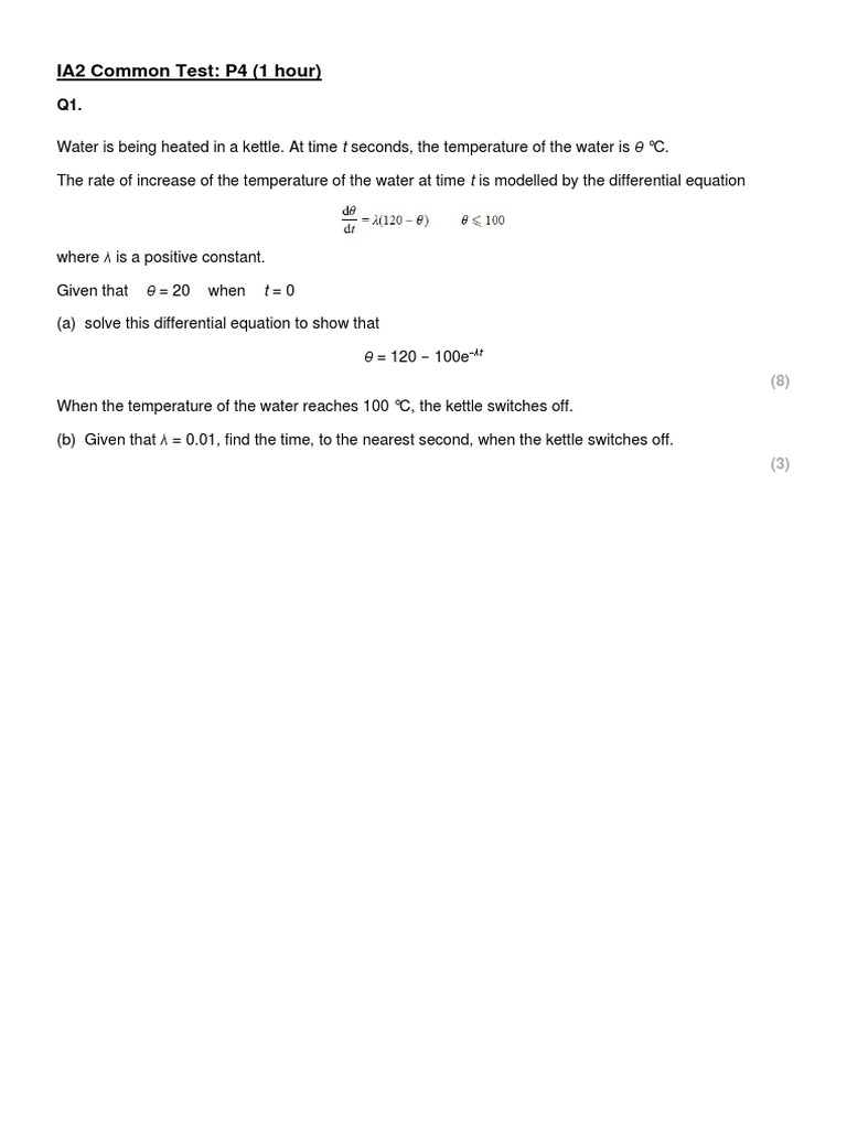 Math P4 Past Paper Questions | PDF | Equations | Coordinate System