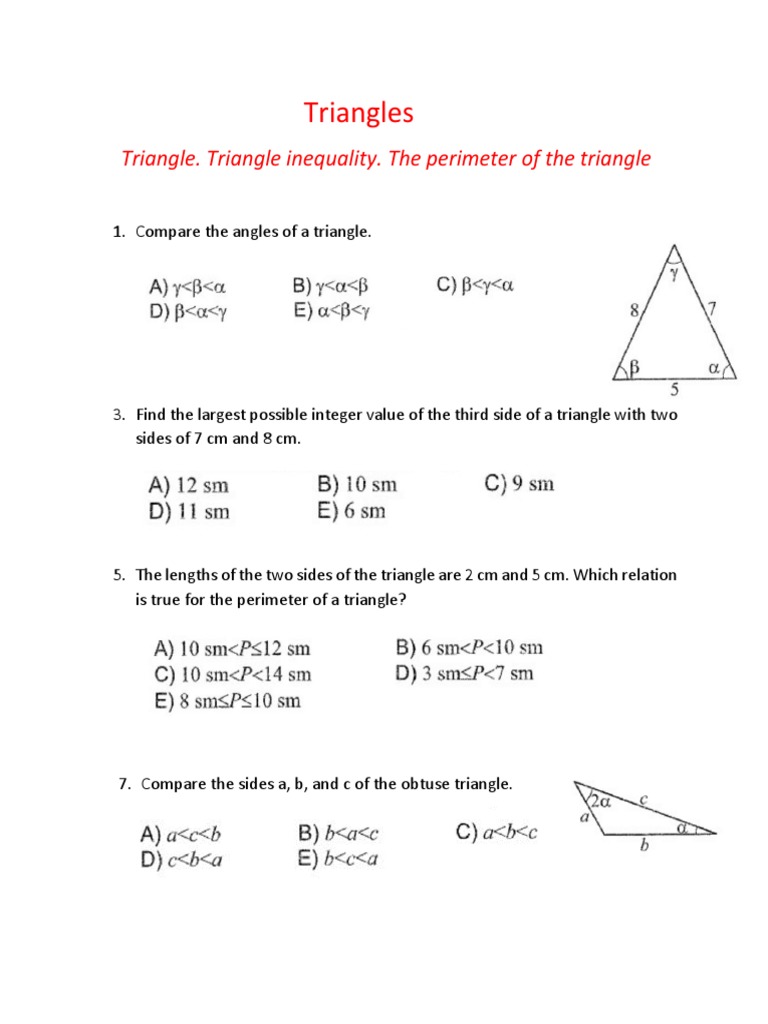 Triangles | PDF | Triangle | Euclidean Geometry