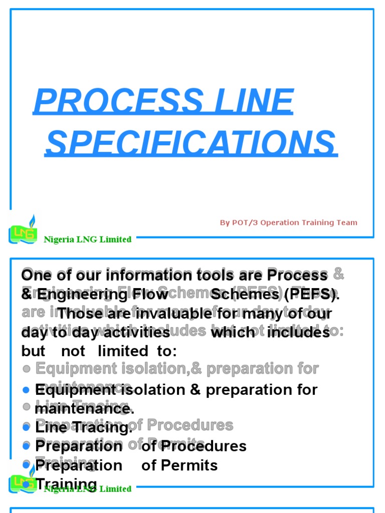 Understanding PEFS for Process Lines | PDF | Liquefied Natural Gas ...