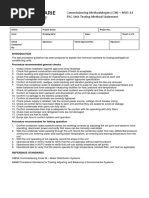 Airconditioning Daily Maintenance Checklist | PDF